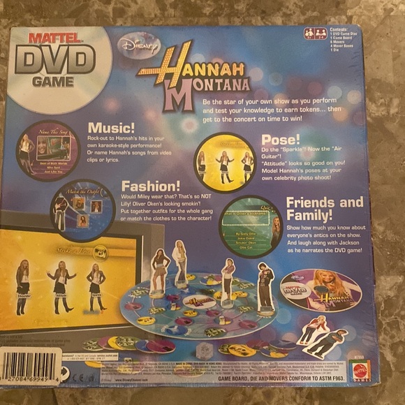 Disney | Toys | New Disney Mattel Dvd Hannah Montana Game | Poshmark